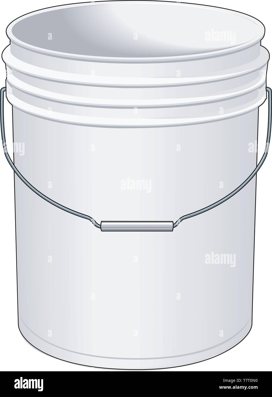Five gallon bucket Stock Vector Images - Alamy