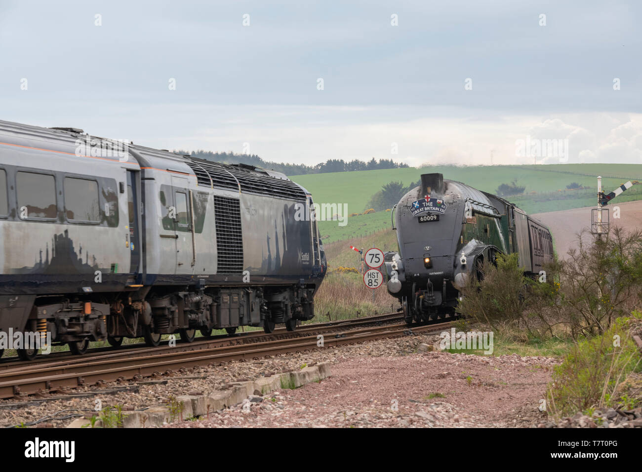 The Aberdeen Flyer, Hauled by LNER Class A4 "Union of South Africa ...