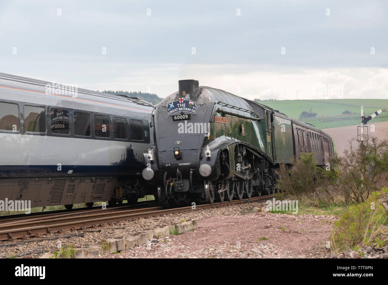 The Aberdeen Flyer, Hauled by LNER Class A4 "Union of South Africa ...