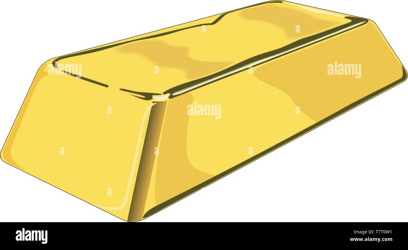 Gold Bullion Vector Illustration Stock Vector Image & Art - Alamy