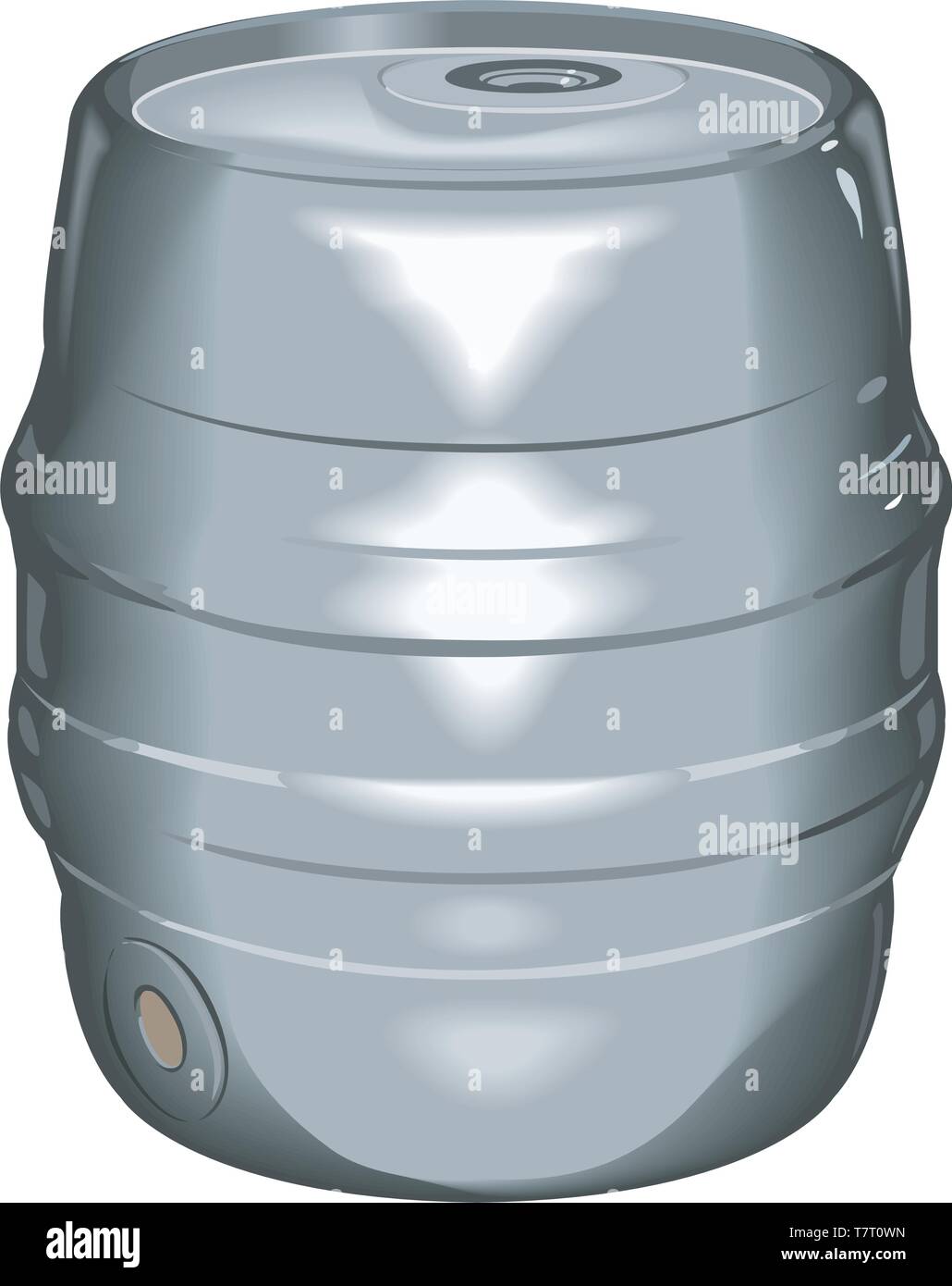 Beer Keg Vector Illustration Stock Vector Image & Art - Alamy