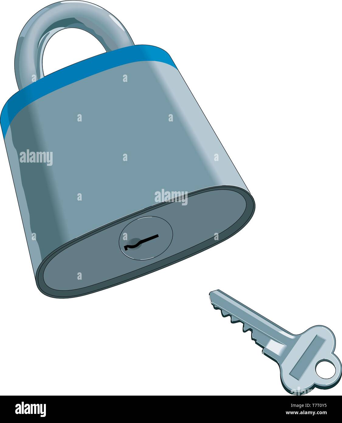 Lock and Key Vector Illustration Stock Vector Image & Art - Alamy