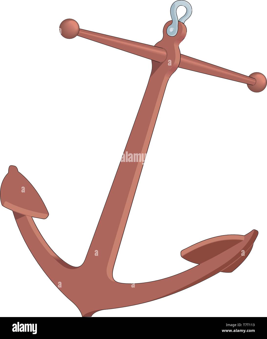 Anchor Vector Illustration Stock Vector Image & Art - Alamy