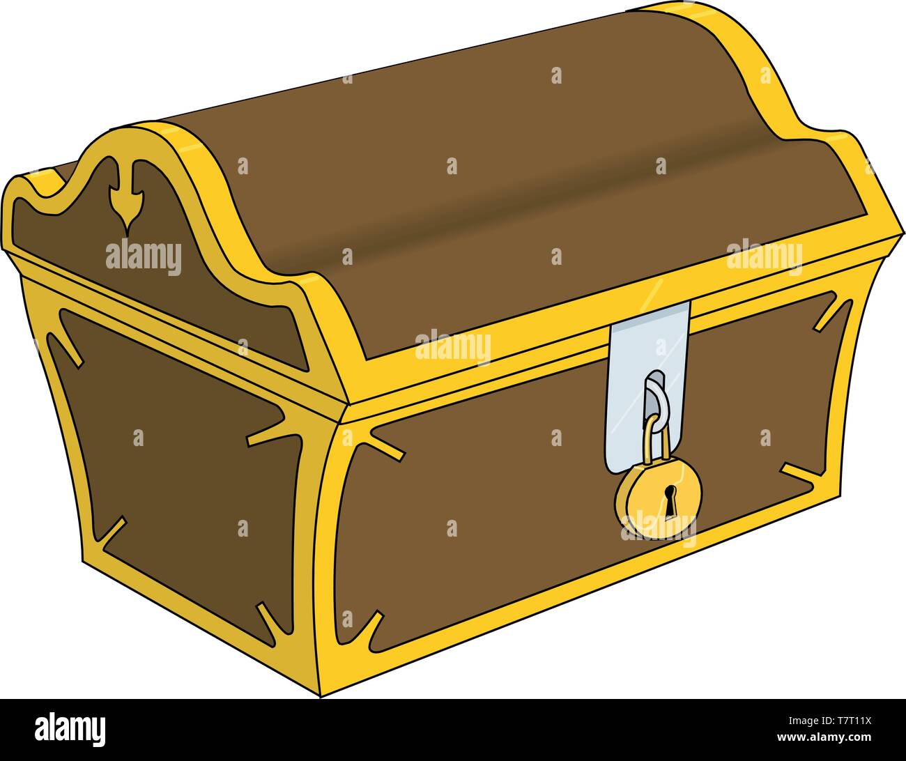 Sea Chest Vector Illustration Stock Vector Image & Art - Alamy
