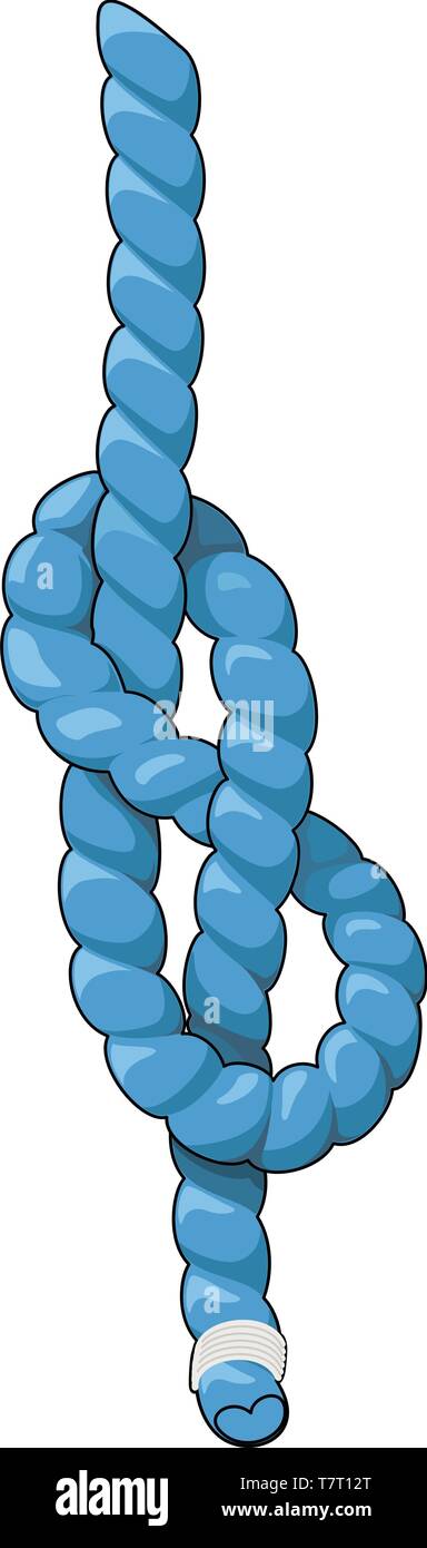 Figure Eight Knot Vector Illustration Stock Vector Image & Art - Alamy