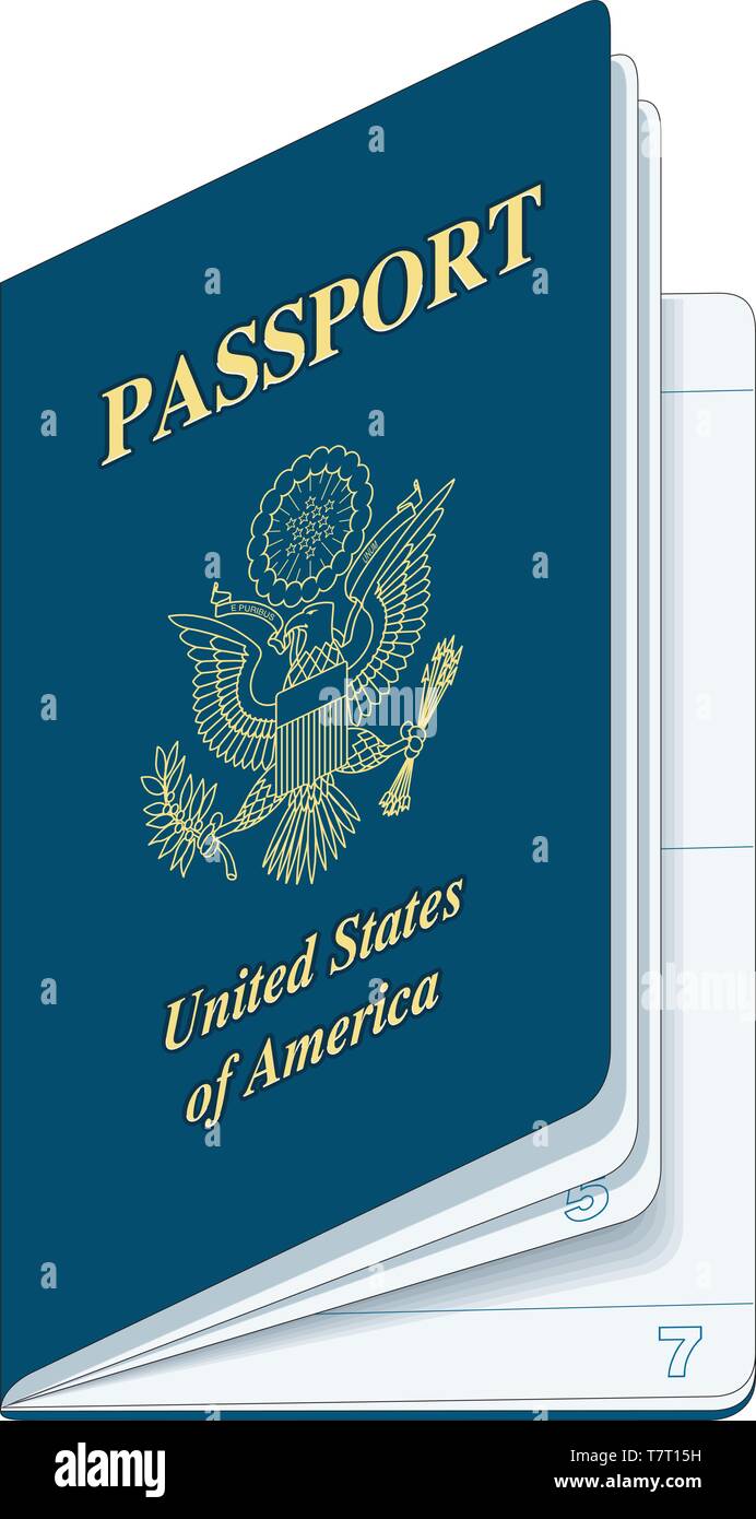 Passport vector hi-res stock photography and images - Alamy