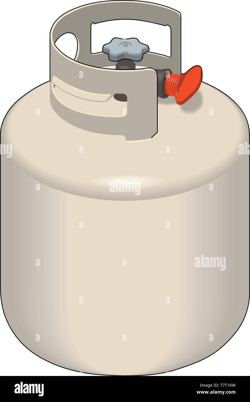 Propane Tank Vector Illustration Stock Vector Image & Art - Alamy