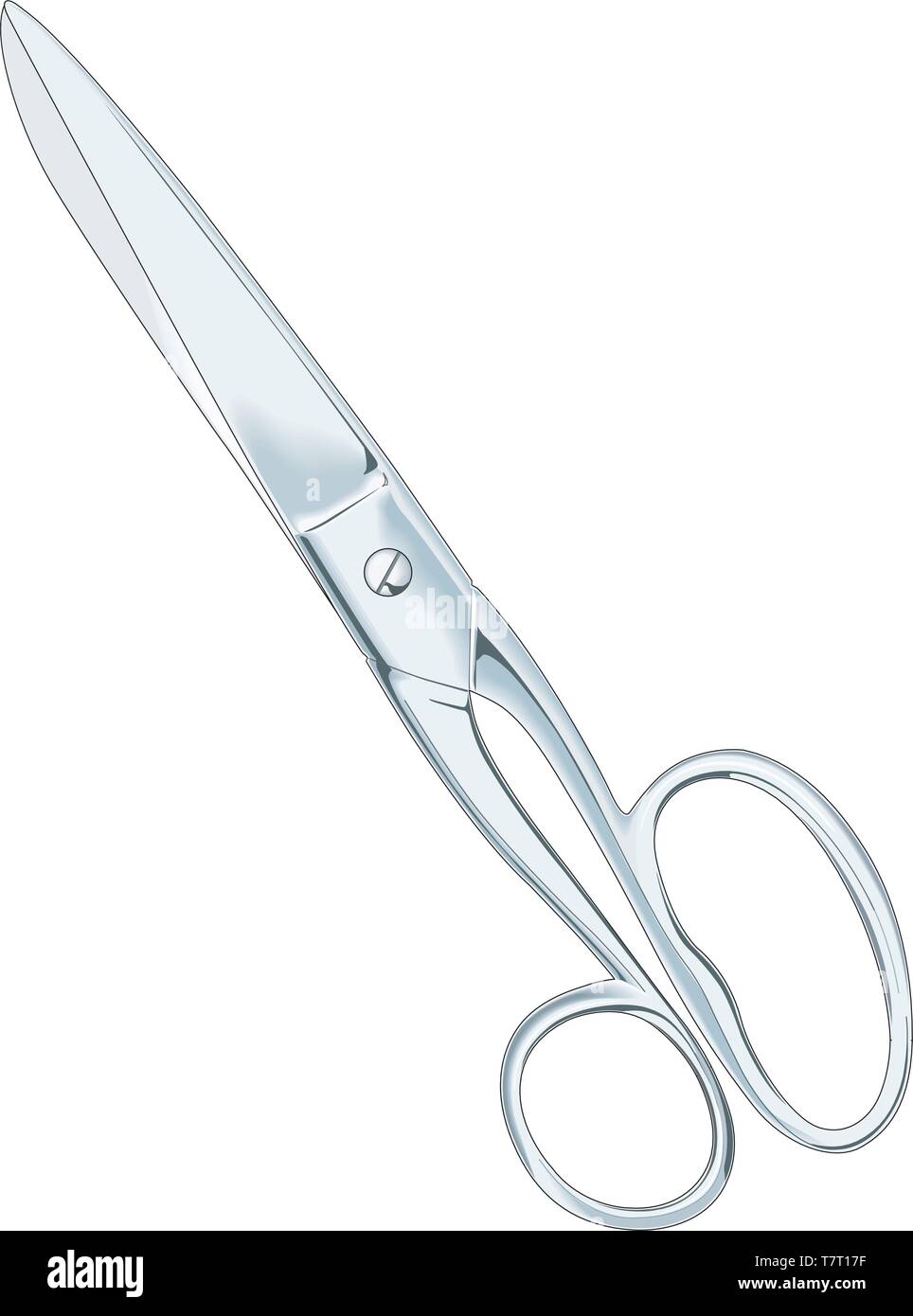 Scissors Vector Illustration Stock Vector Image & Art - Alamy