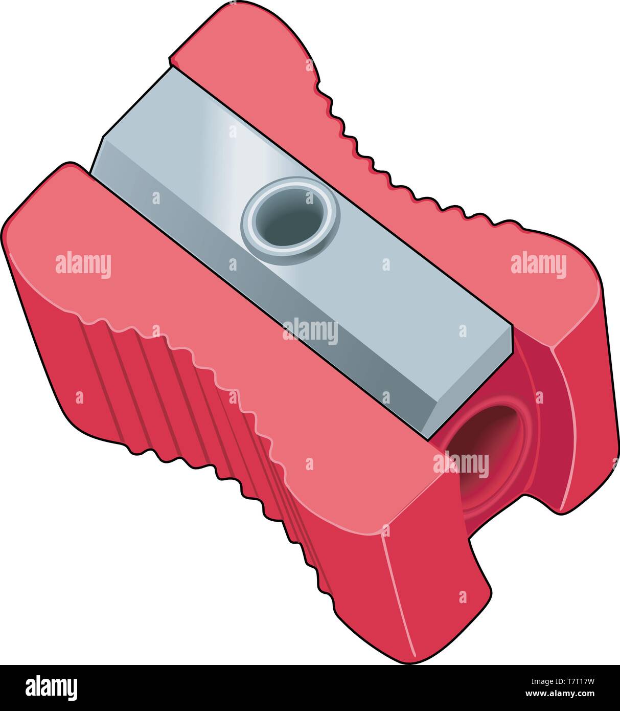 Pencil Sharpener Vector Illustration Stock Vector Image & Art - Alamy
