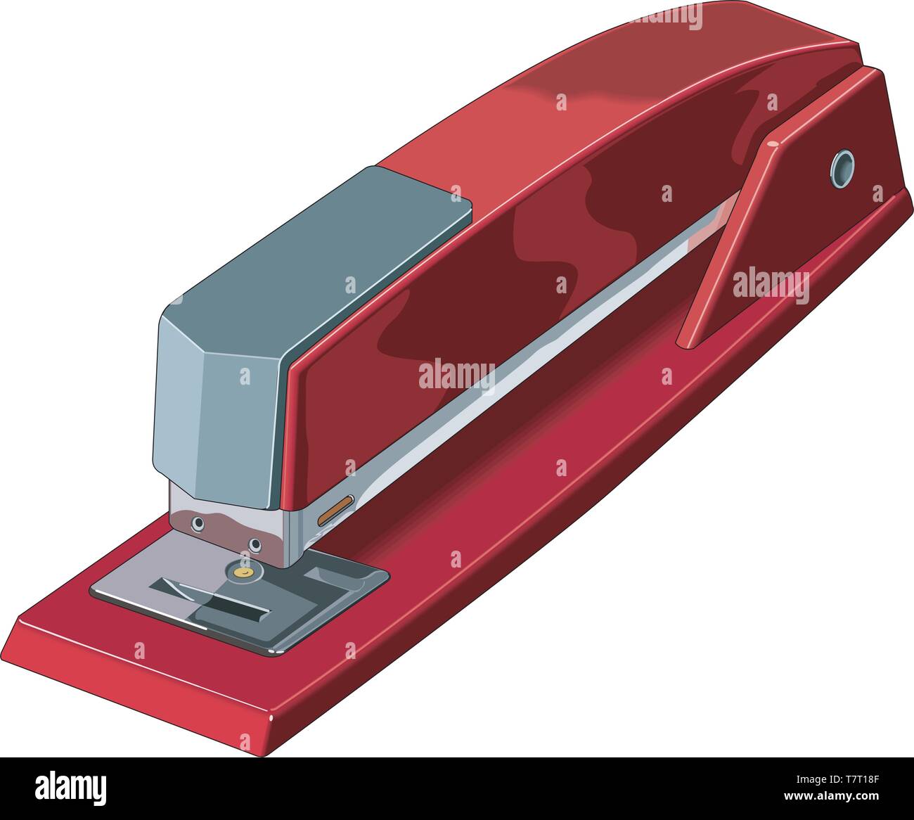 Stapler Vector Illustration Stock Vector Image & Art - Alamy