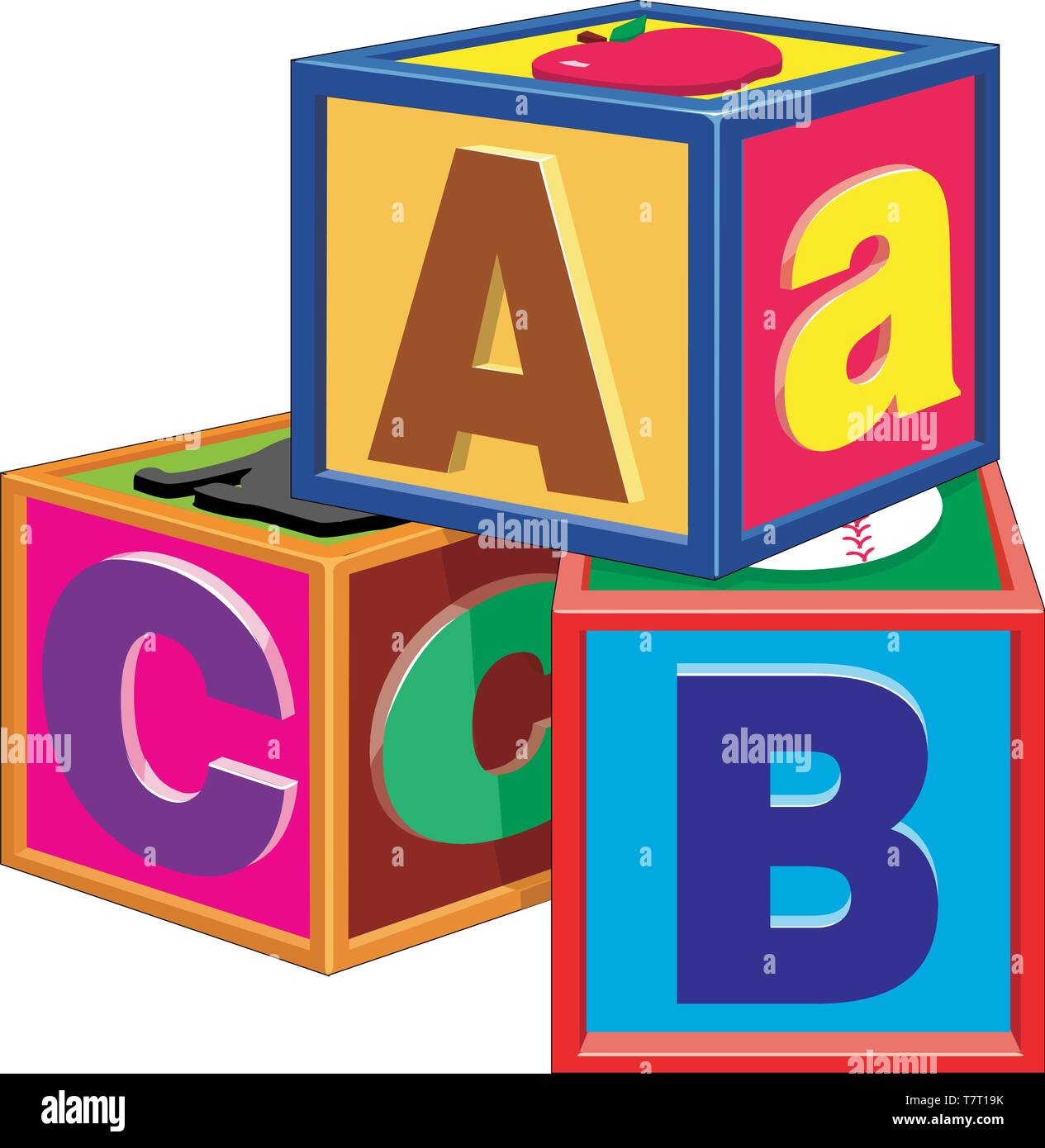 Blocks Vector Illustration Stock Vector Image And Art Alamy