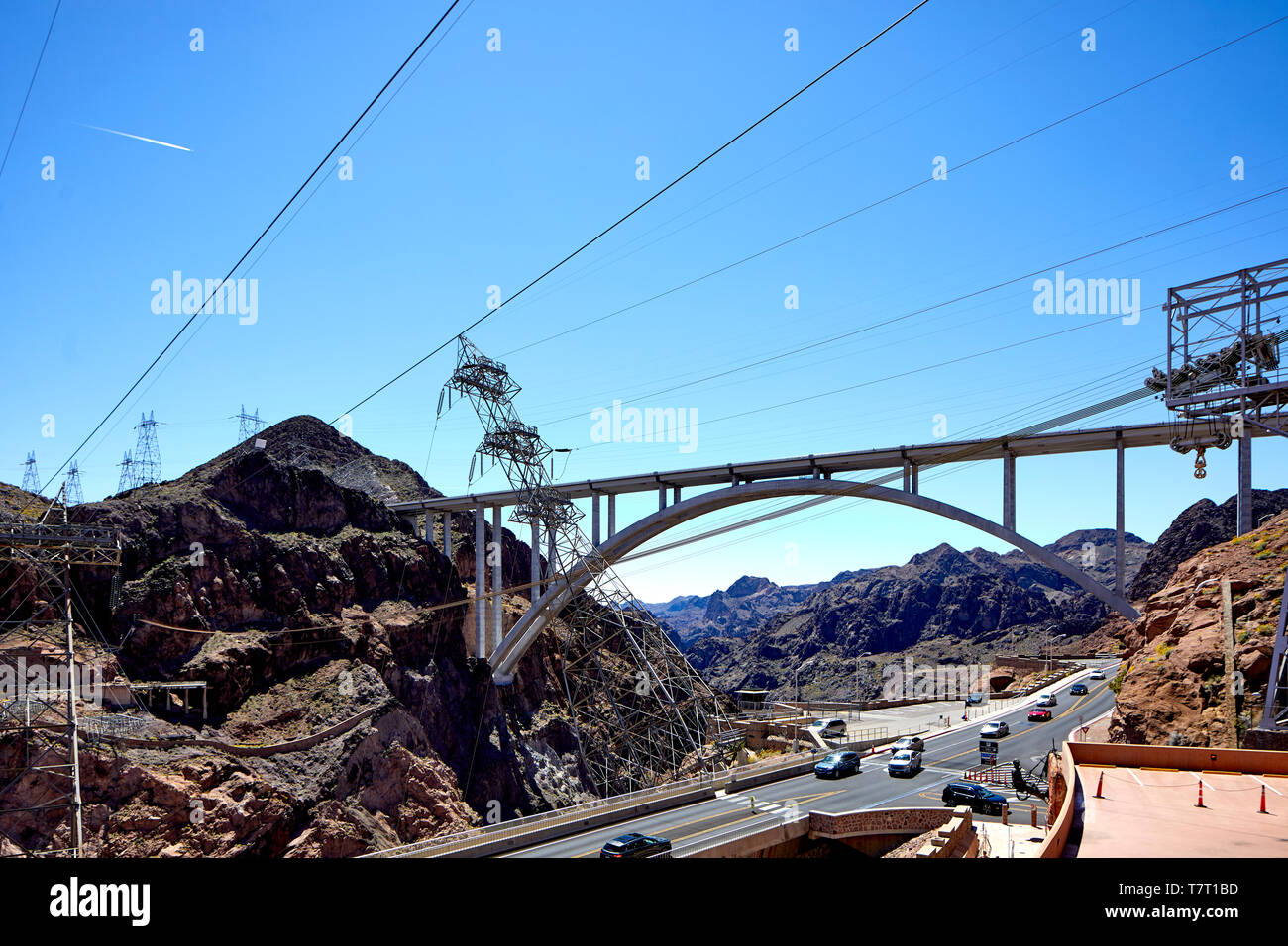 Hoover dam bridge hi-res stock photography and images - Alamy