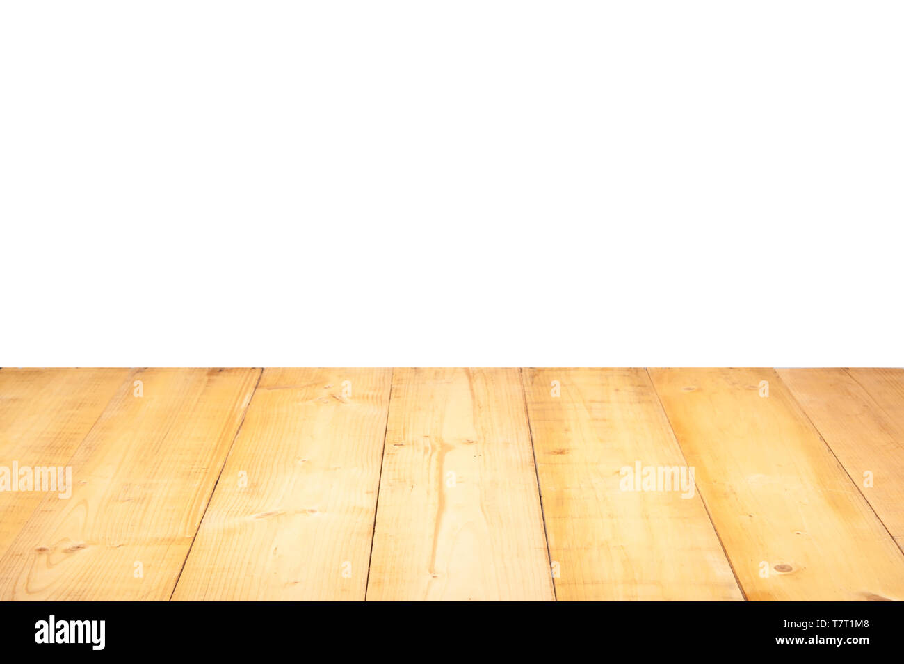 Front view of wooden floor with white background, wood texture ...