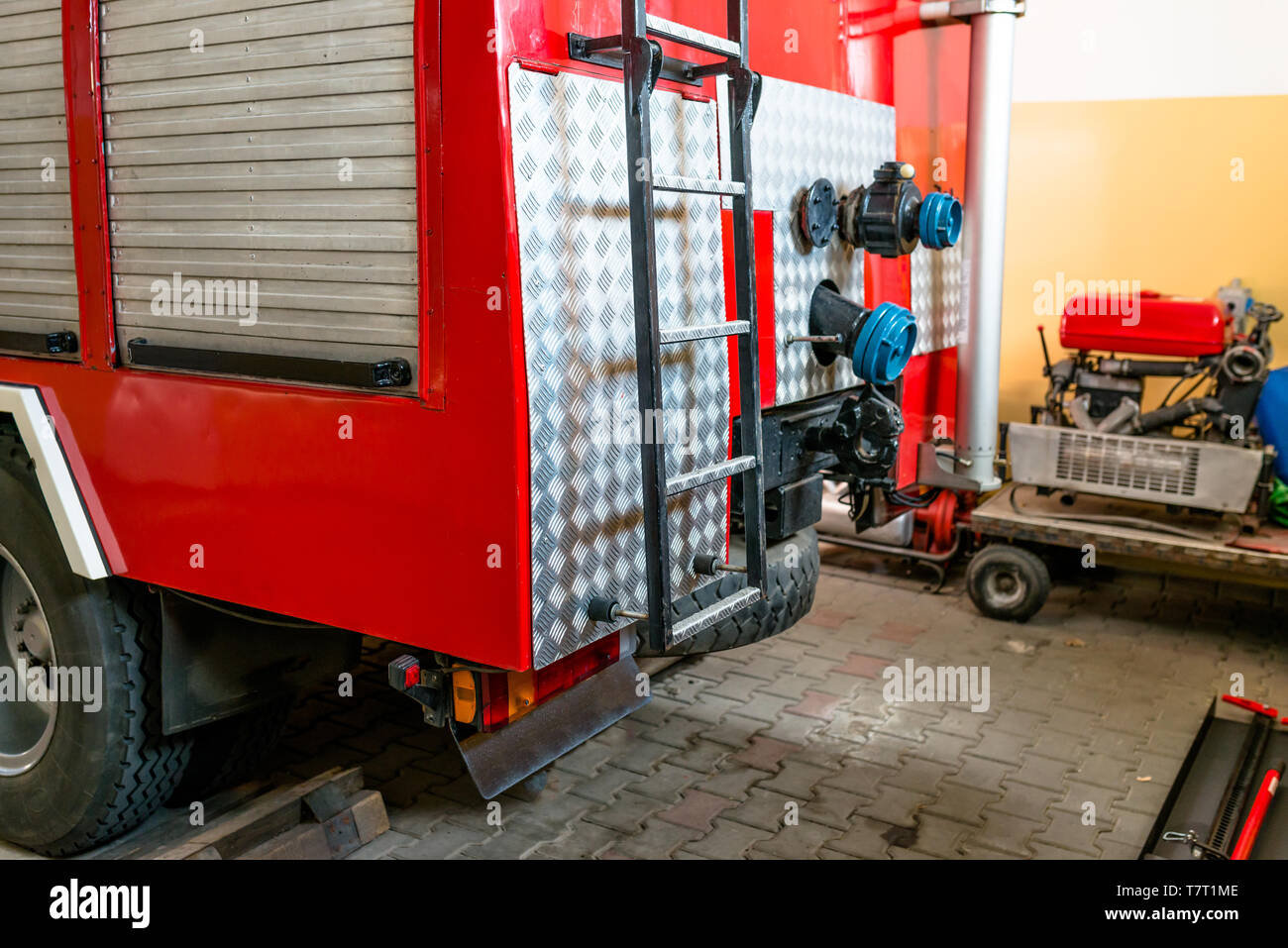 Firefighting truck unit hi-res stock photography and images - Alamy