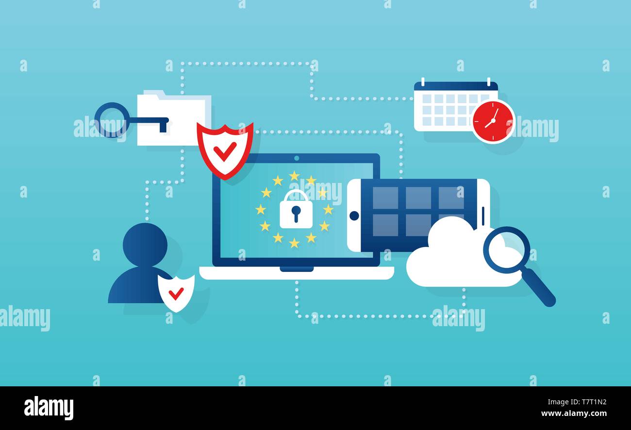 Eu digital rights Stock Vector Images - Alamy