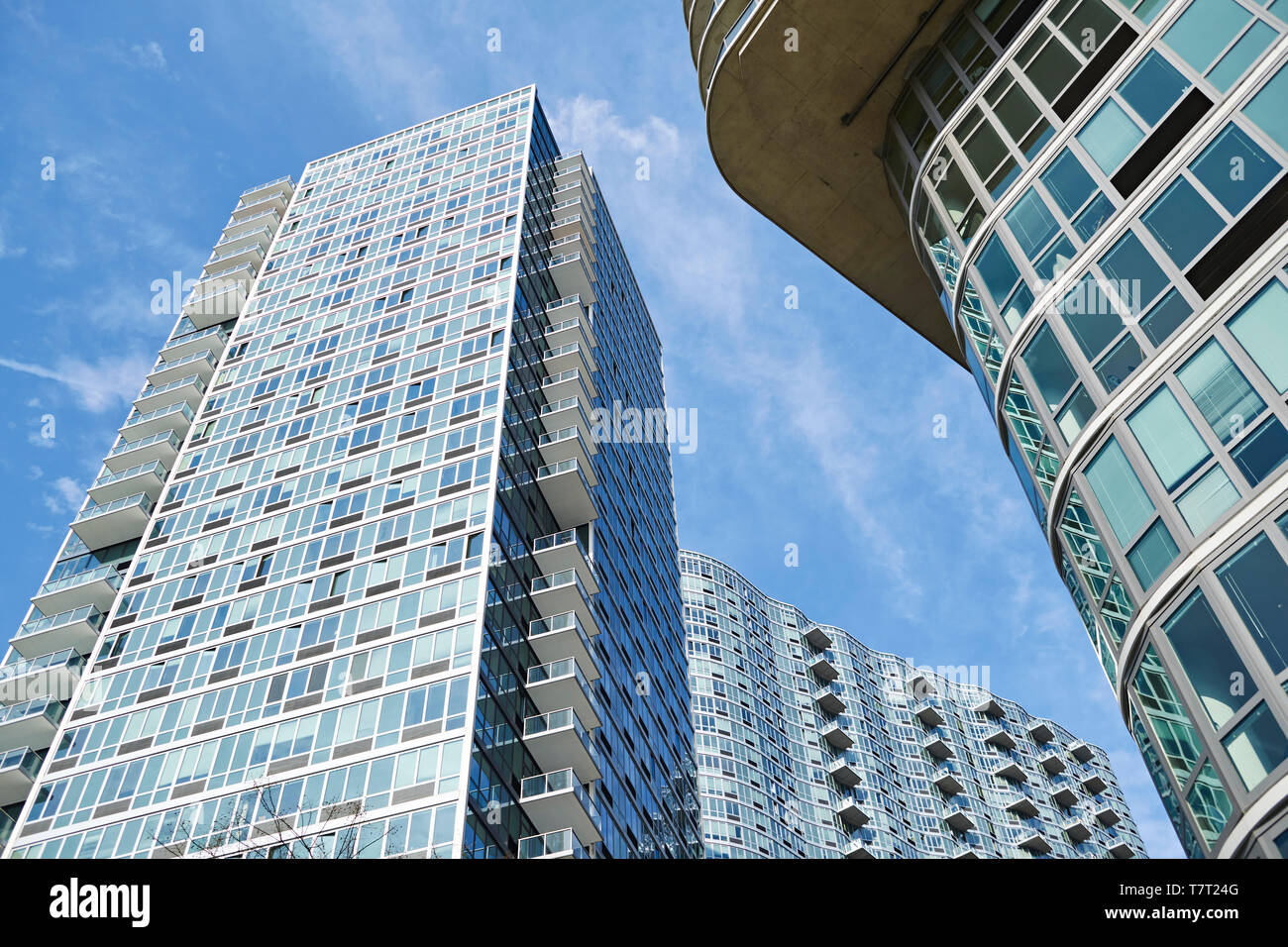 Luxury Rental department Buildings in Long Island City, Queens Stock ...