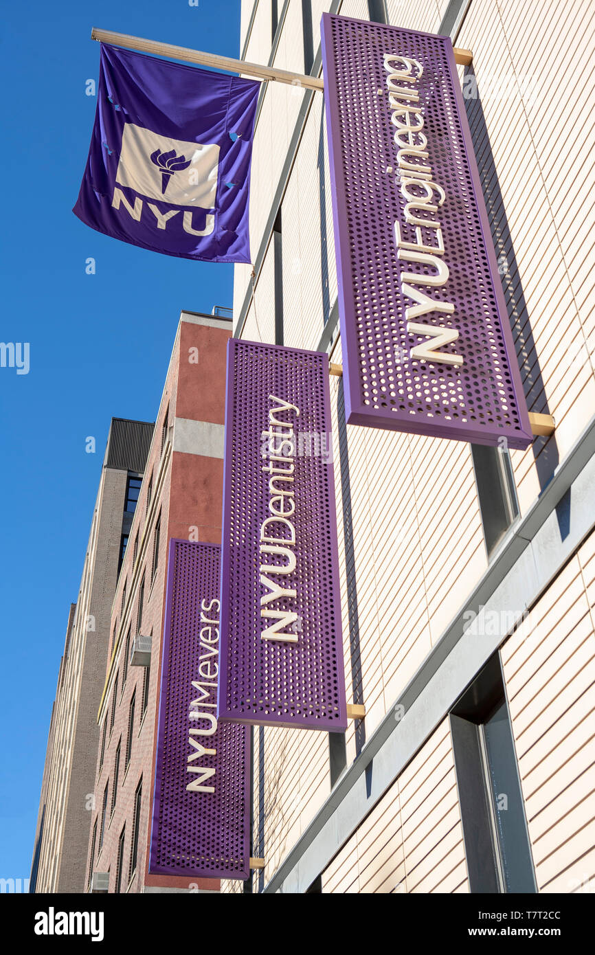 Building Signs, NYU Meyers, NYU Dentistry, NYU Engineering, New York ...