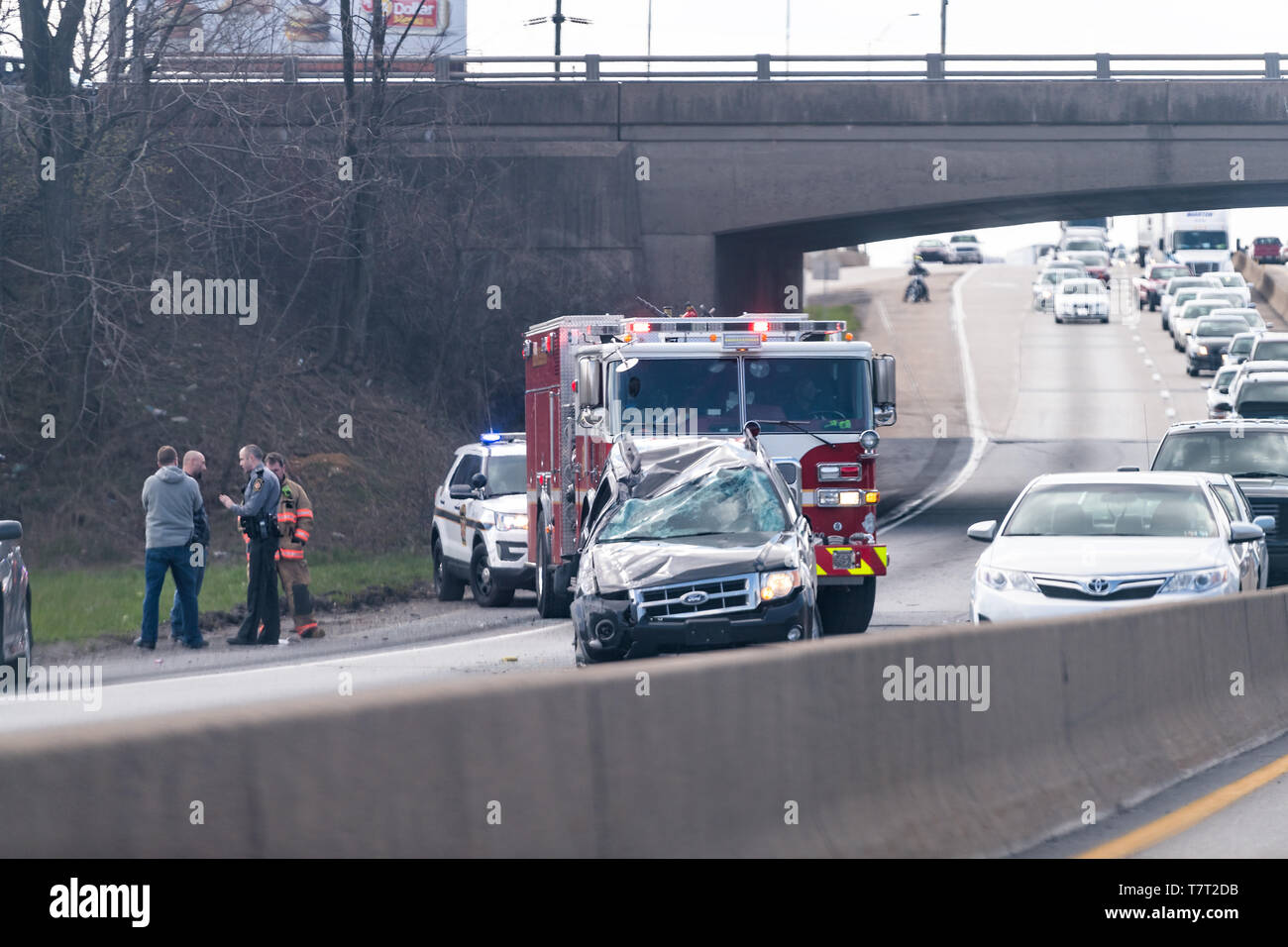 Pennsylvania traffic jam hi-res stock photography and images - Alamy