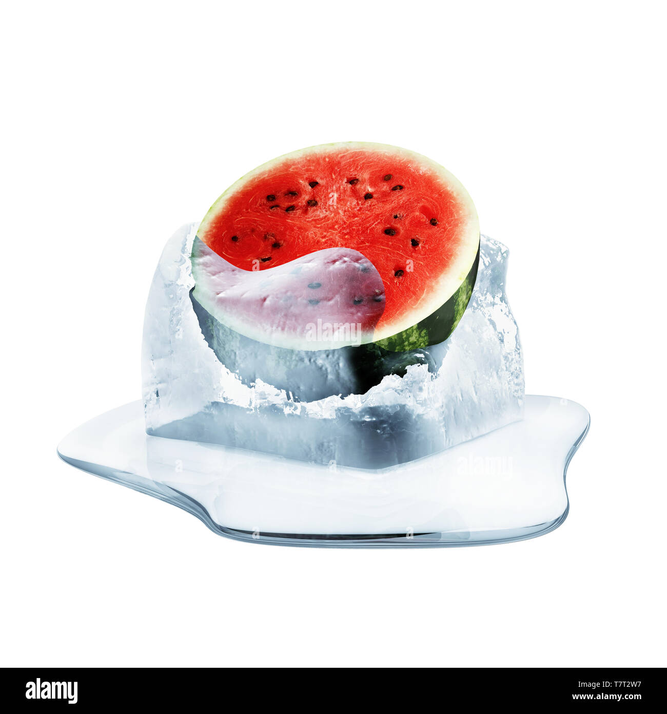 Melting ice cube hi-res stock photography and images - Alamy