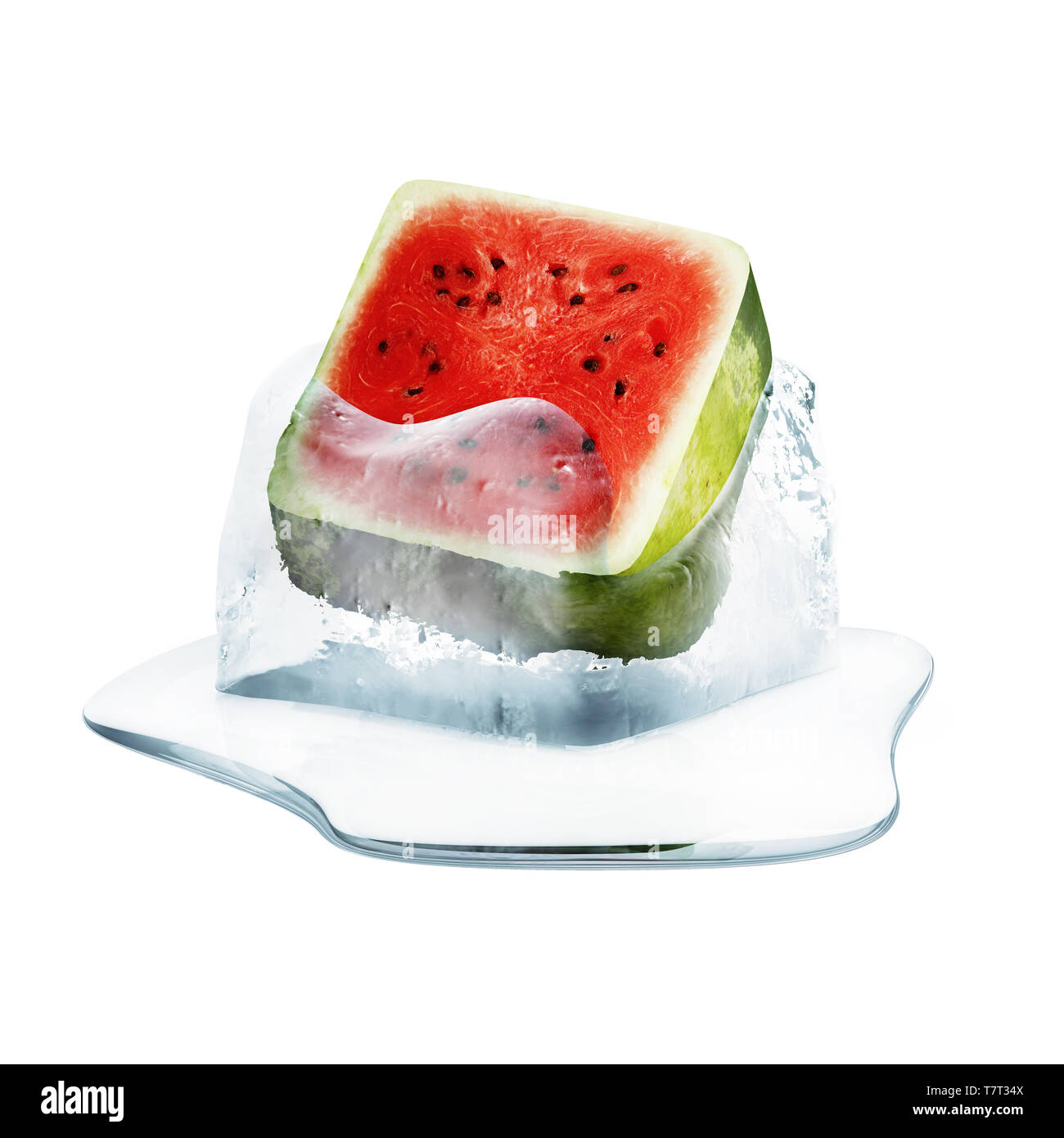 Melting ice cube hi-res stock photography and images - Alamy