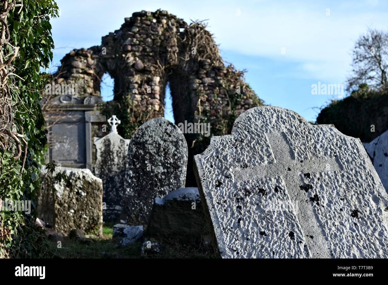 Irish Cemetary, Ireland Stock Photo - Alamy