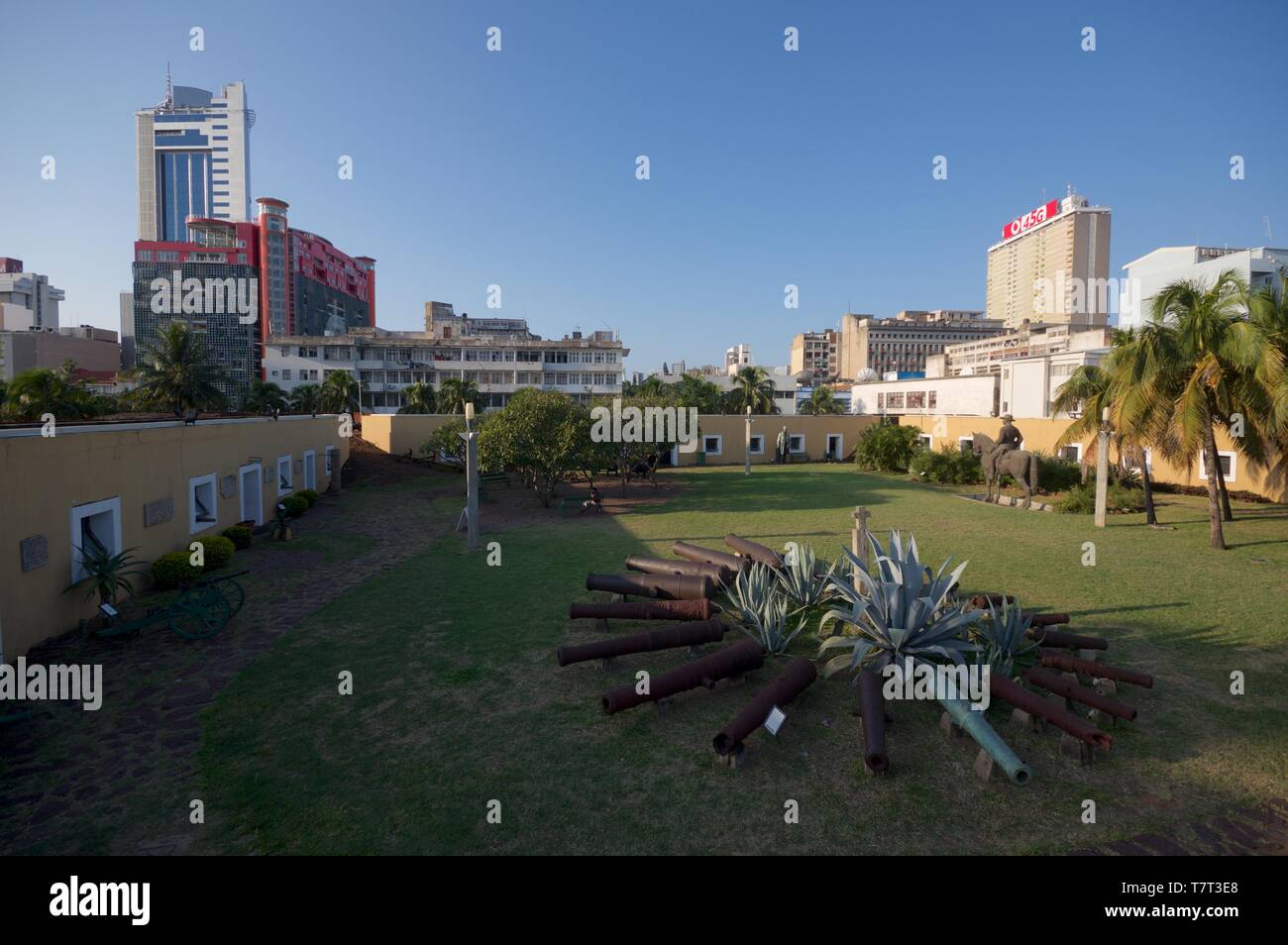 Inside Maputo fort, Mozambique Stock Photo - Alamy