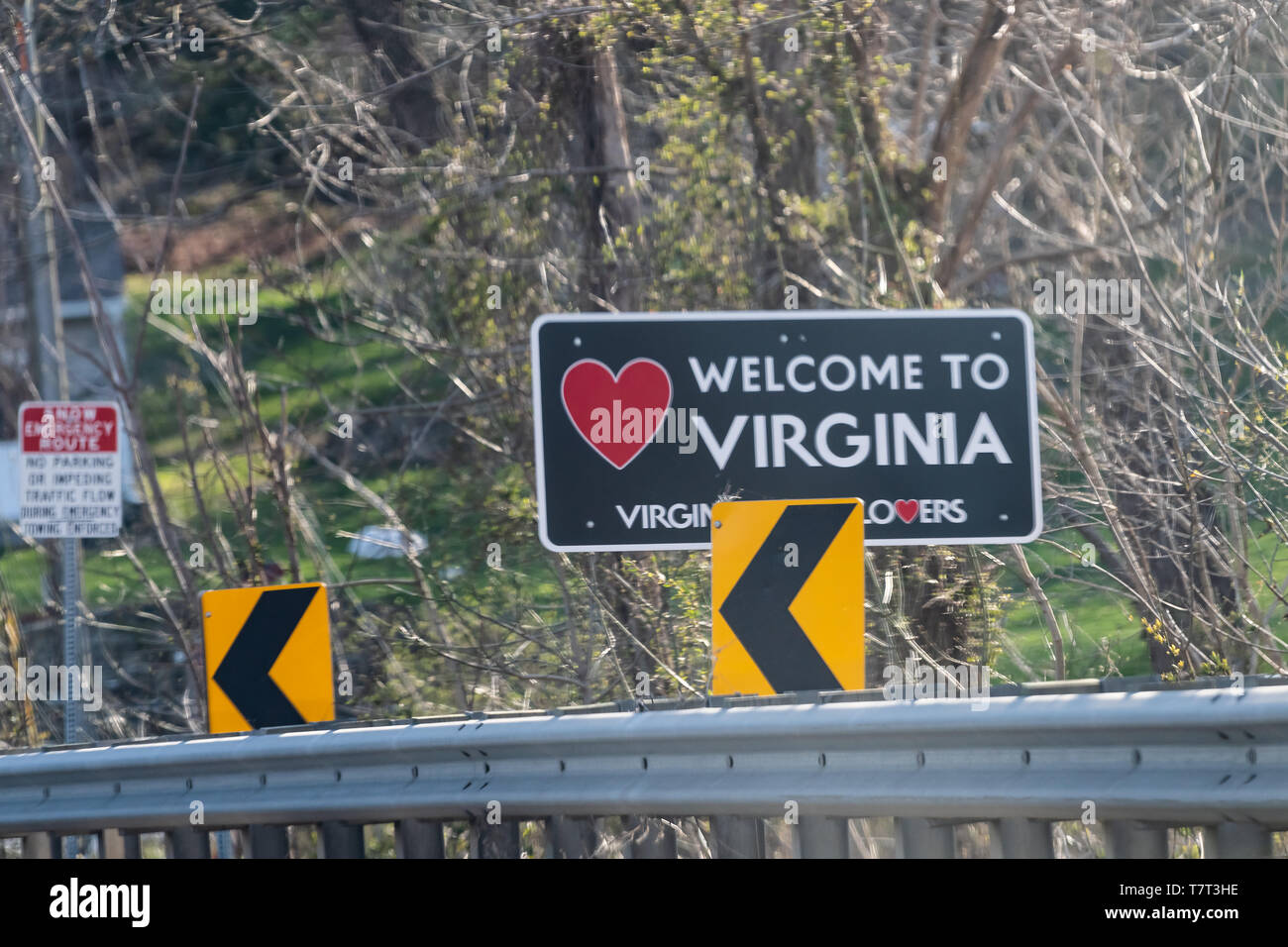 Welcome to virginia sign hi-res stock photography and images - Alamy