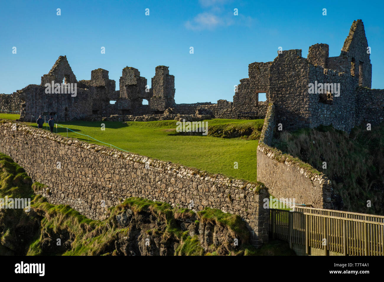 Dunlace Castle, County Antrim, Northern Ireland Stock Photo - Alamy