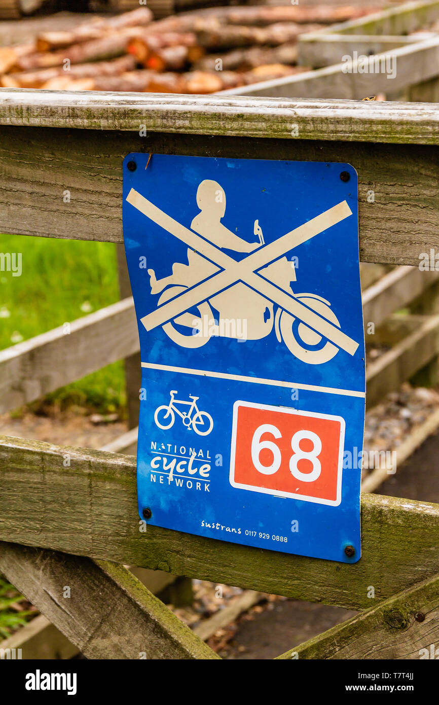 No motorcycles sign hi-res stock photography and images - Alamy