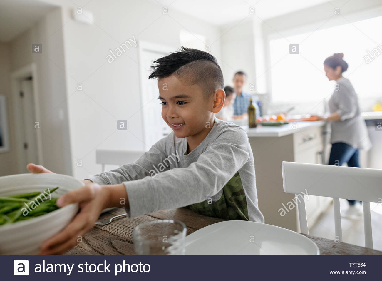 Child Setting The Table