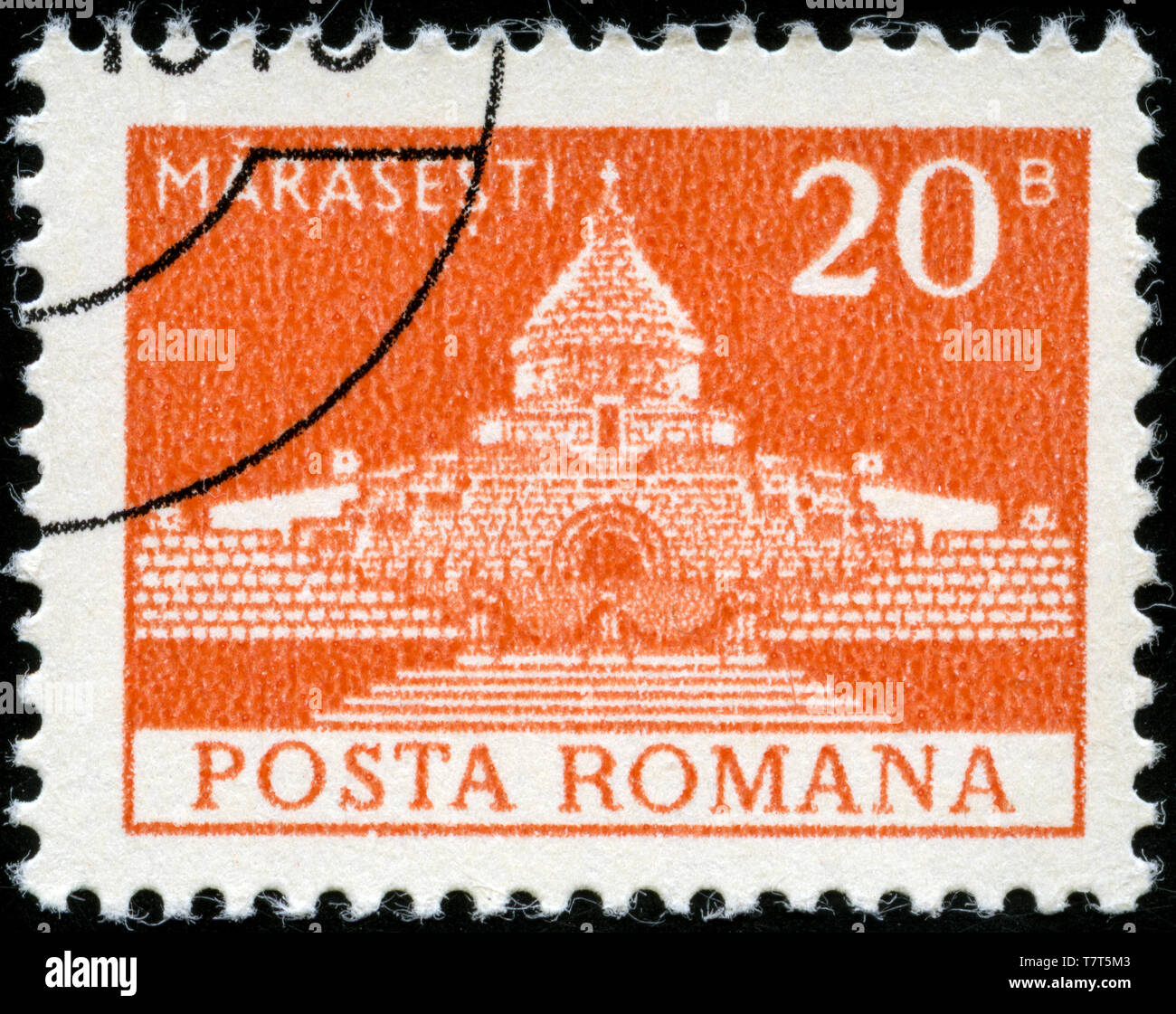 Postage stamp from Romania in the Definitives - Monuments series issued ...