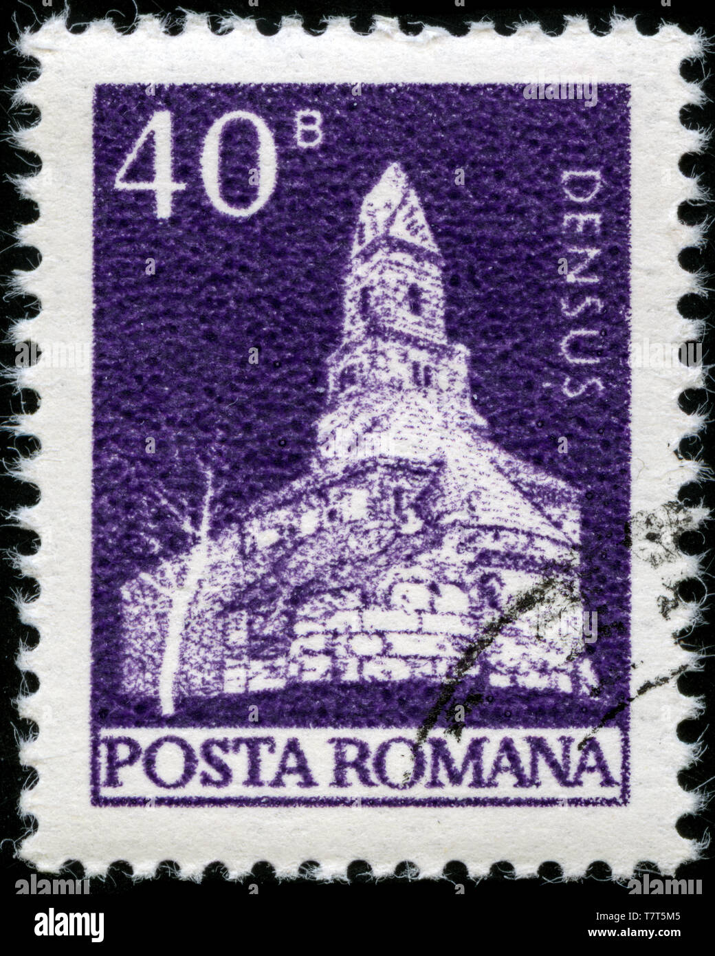 Postage stamp from Romania in the Definitives - Monuments series issued ...