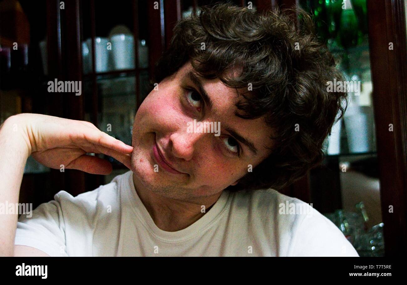 Young man funny face hi-res stock photography and images - Alamy