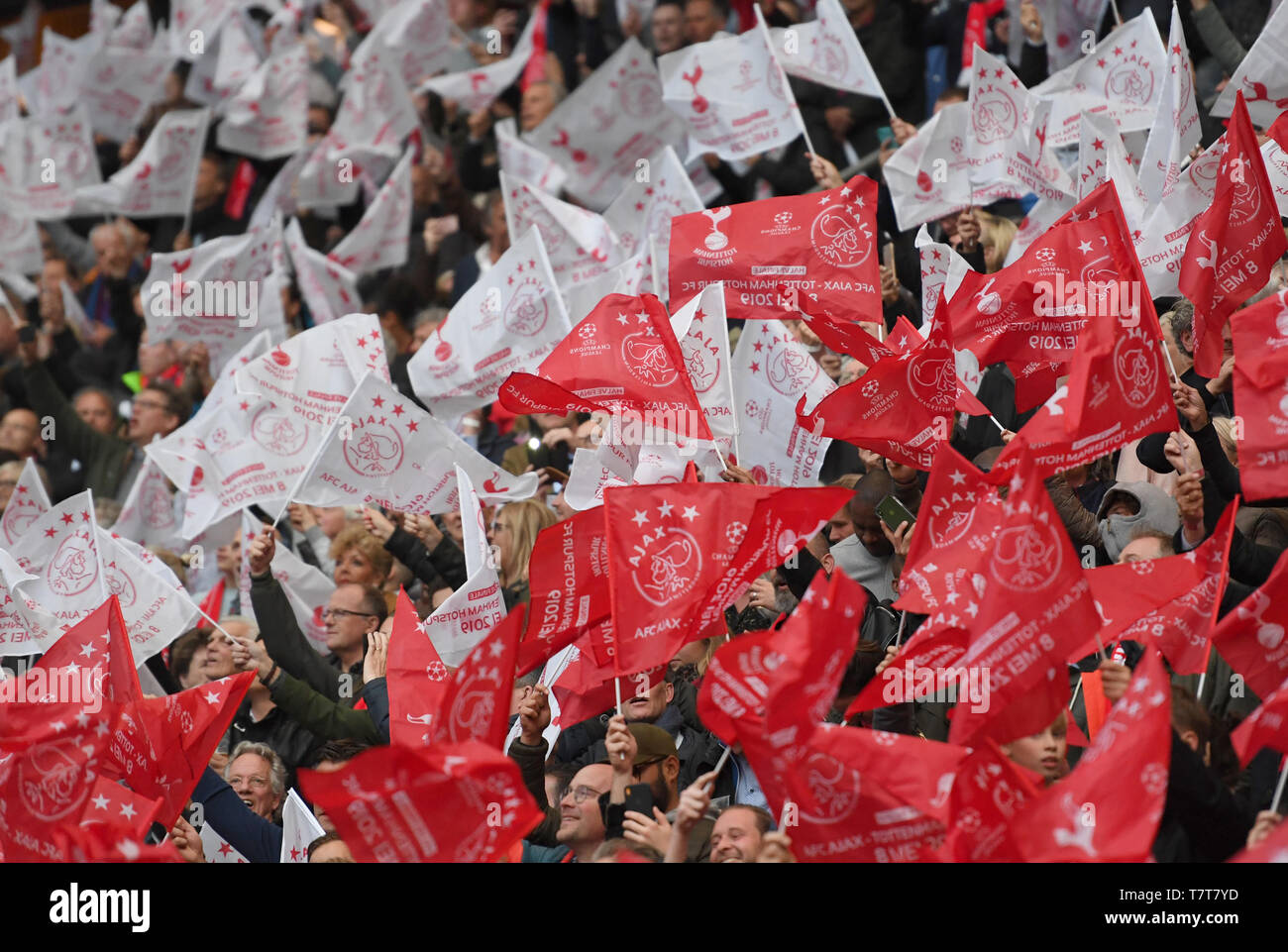 Ajax fans hold hi-res stock photography and images - Alamy