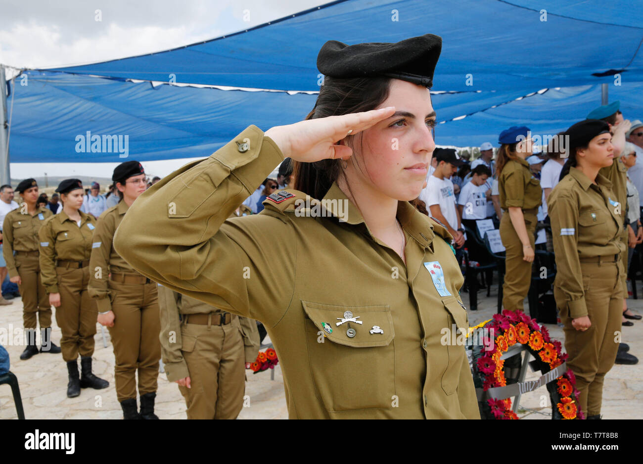 Latrun, Israel's fallen soldiers and terror victims. 8th May, 2019 ...