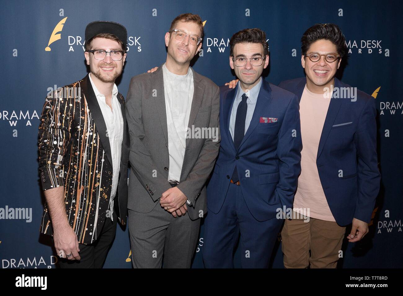 New York, NY, USA. 8th May, 2019. Charlie Rosen, Alex Basco Koch, Joe ...