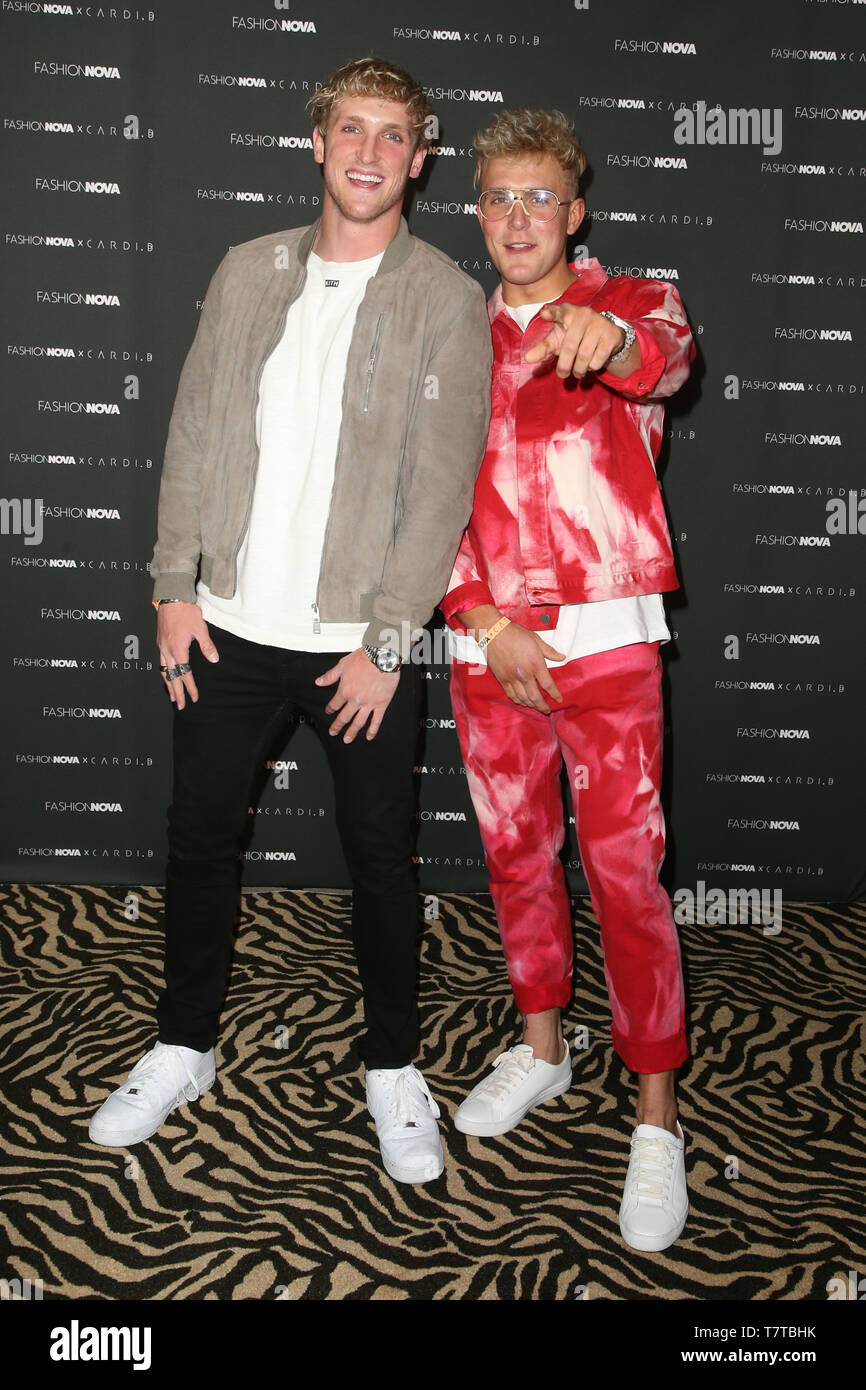 Los Angeles, Ca, USA. 8th May, 2019. Logan Paul and Jake Paul at the ...