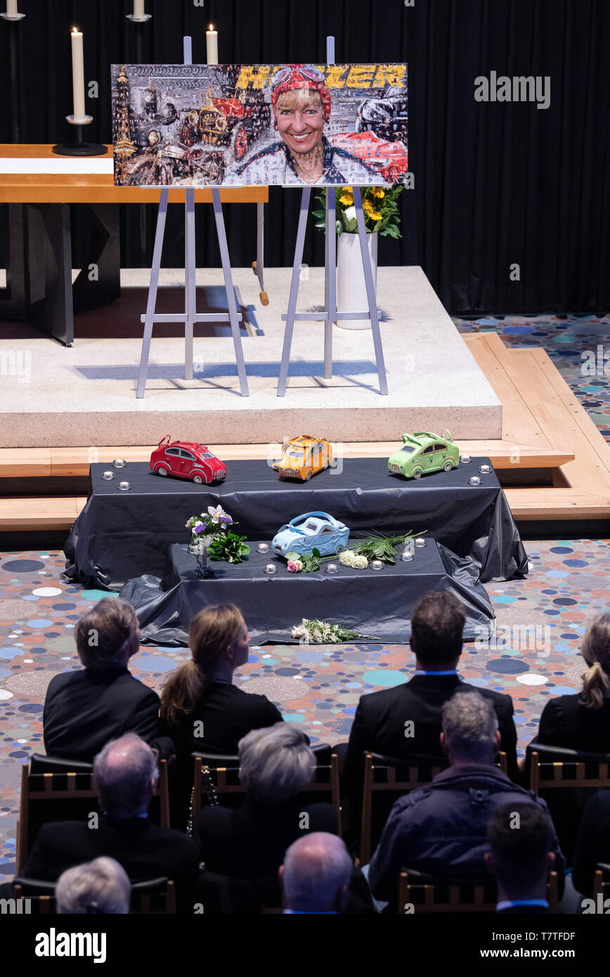 Berlin, Germany. 09th May, 2019. During the memorial service for Heidi ...