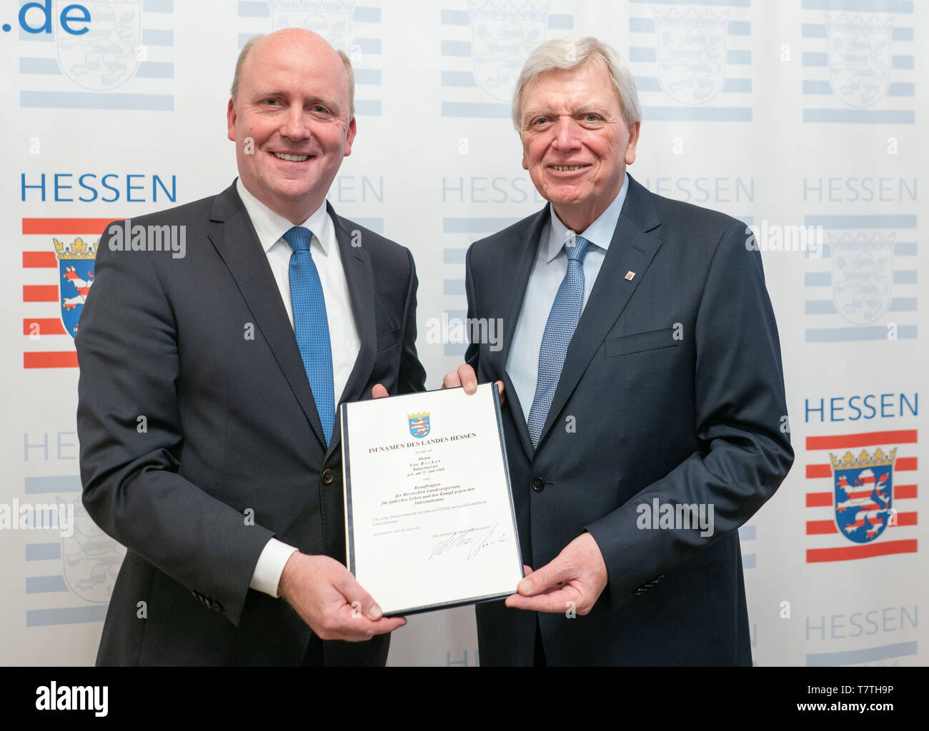 Wiesbaden, Germany. 09th May, 2019. Uwe Becker, Frankfurt City ...