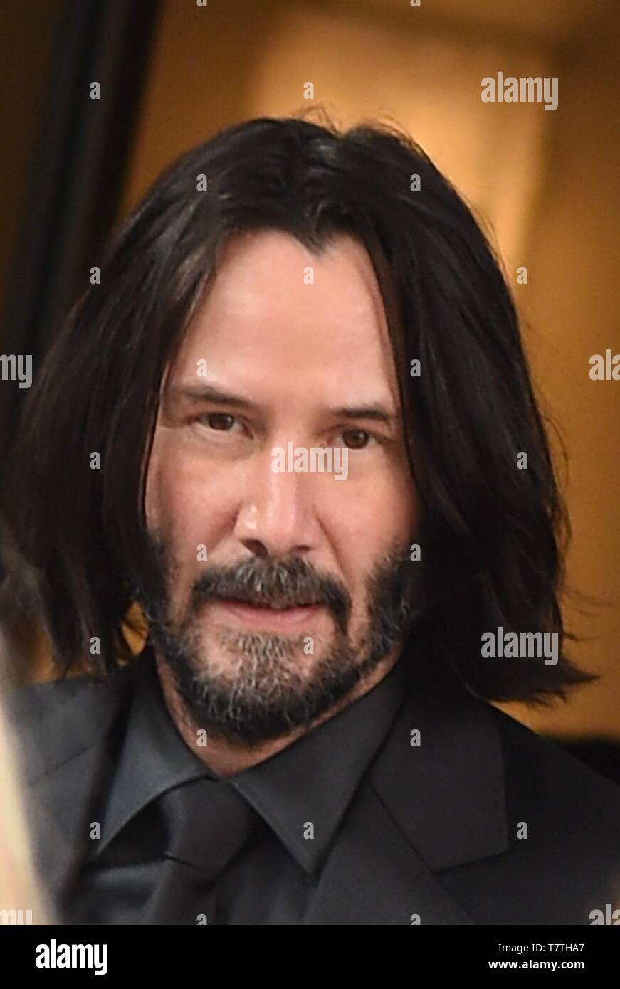 New York, NY, USA. 8th May, 2019. Keanu Reeves out and about for ...