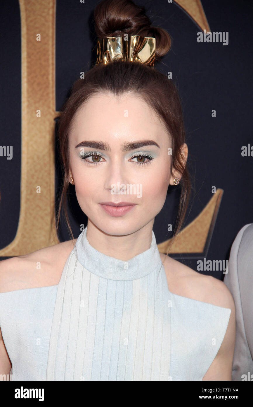 Lily Collins 05/08/2019 The Los Angeles Premiere of “Tolkien” held at ...
