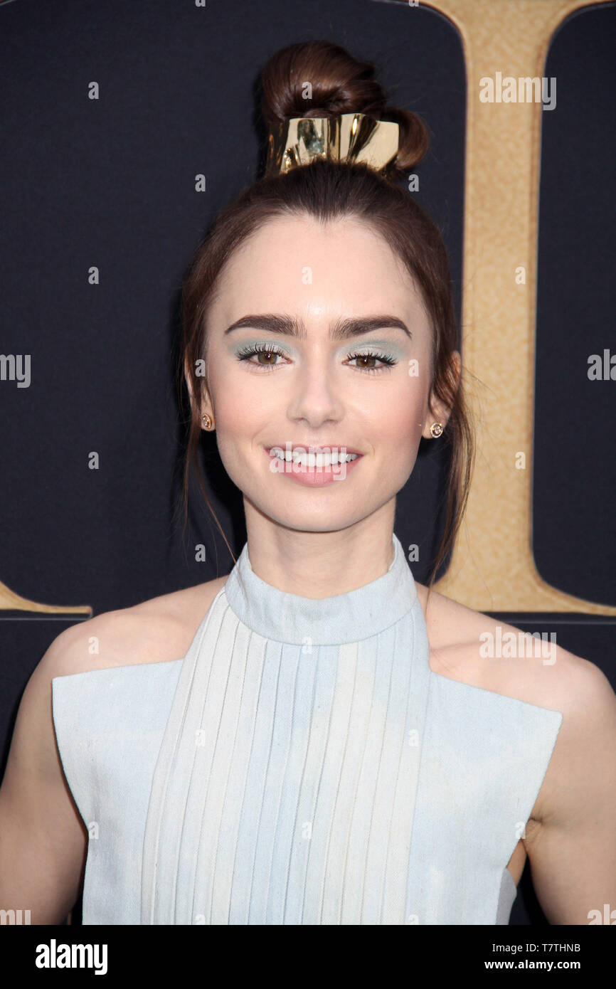Lily Collins 05/08/2019 The Los Angeles Premiere of “Tolkien” held at ...