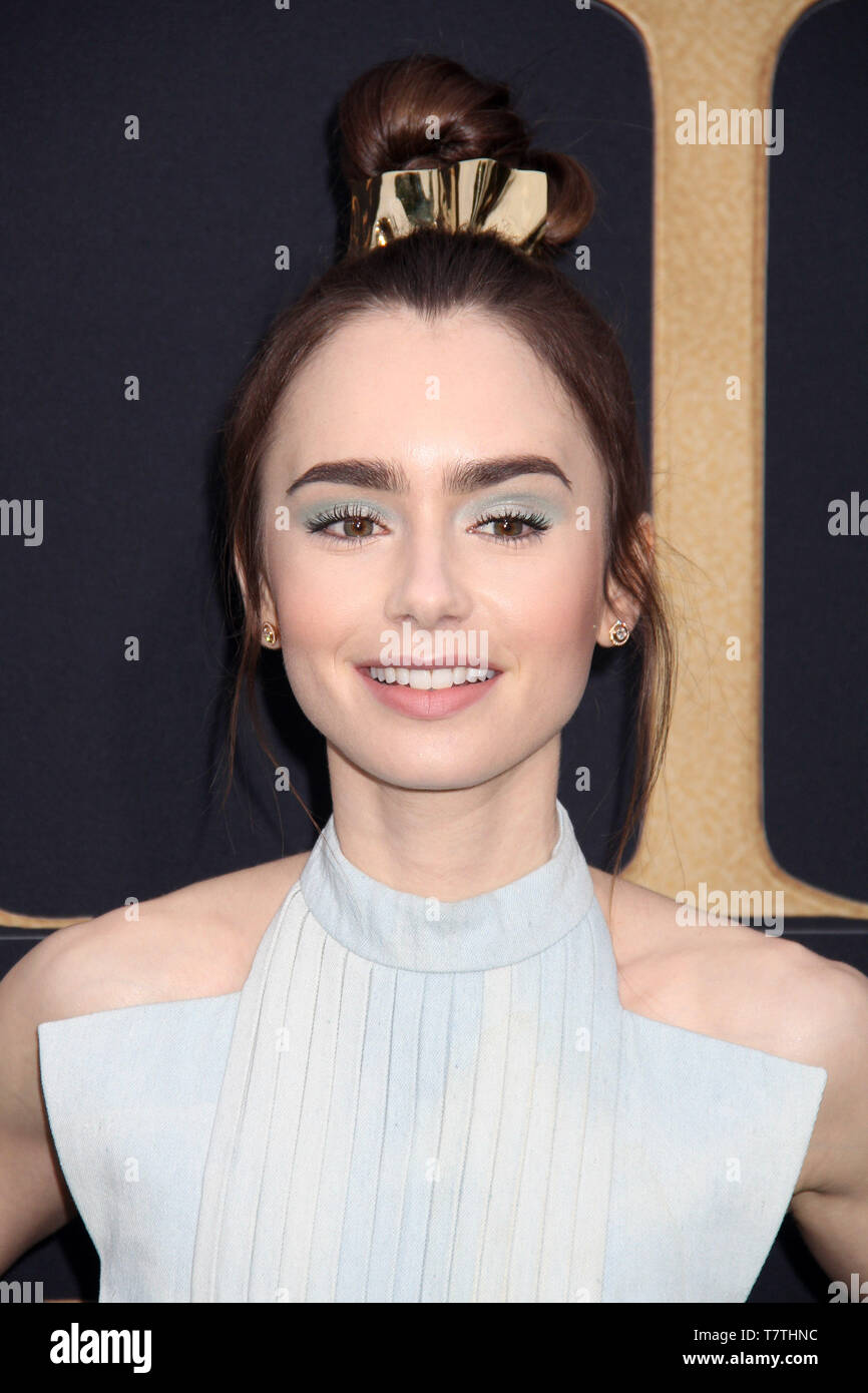 Lily Collins 05/08/2019 The Los Angeles Premiere of “Tolkien” held at ...