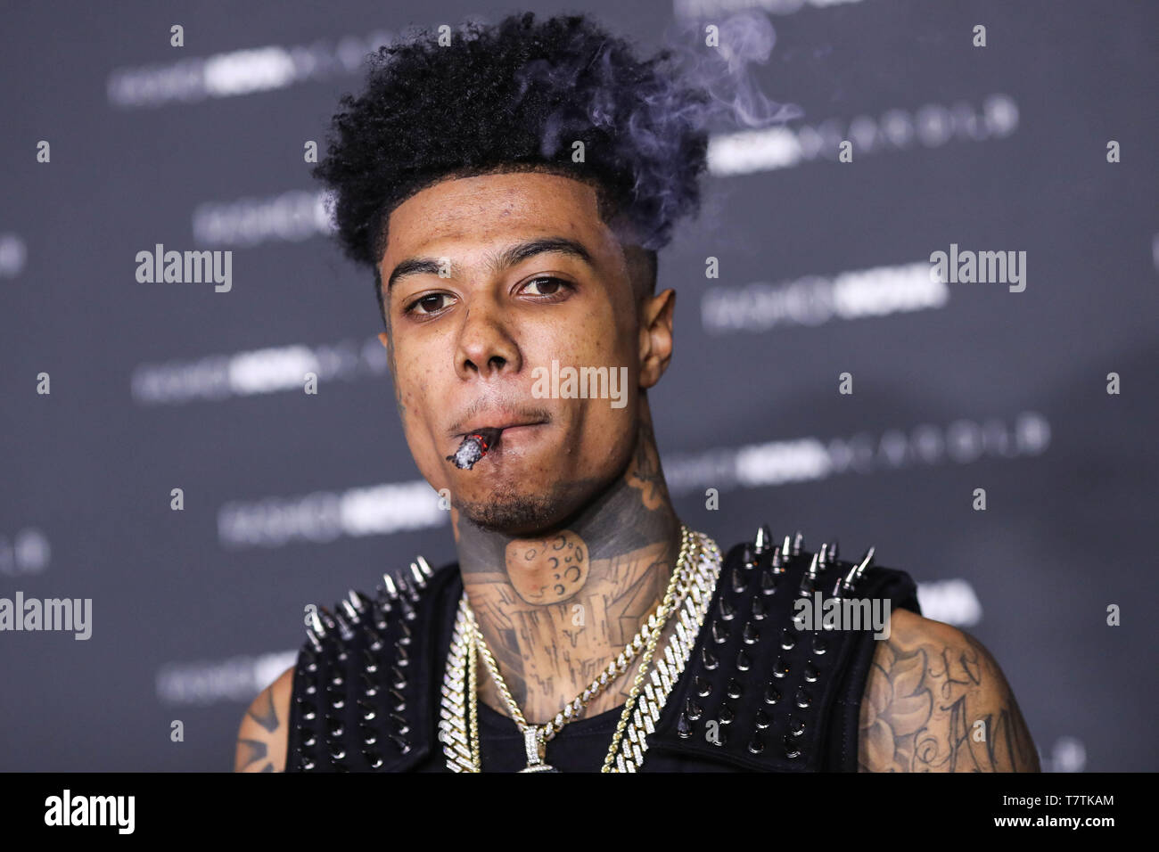 Los Angeles, USA. 08th May, 2019. Blueface arrives at the Fashion Nova ...
