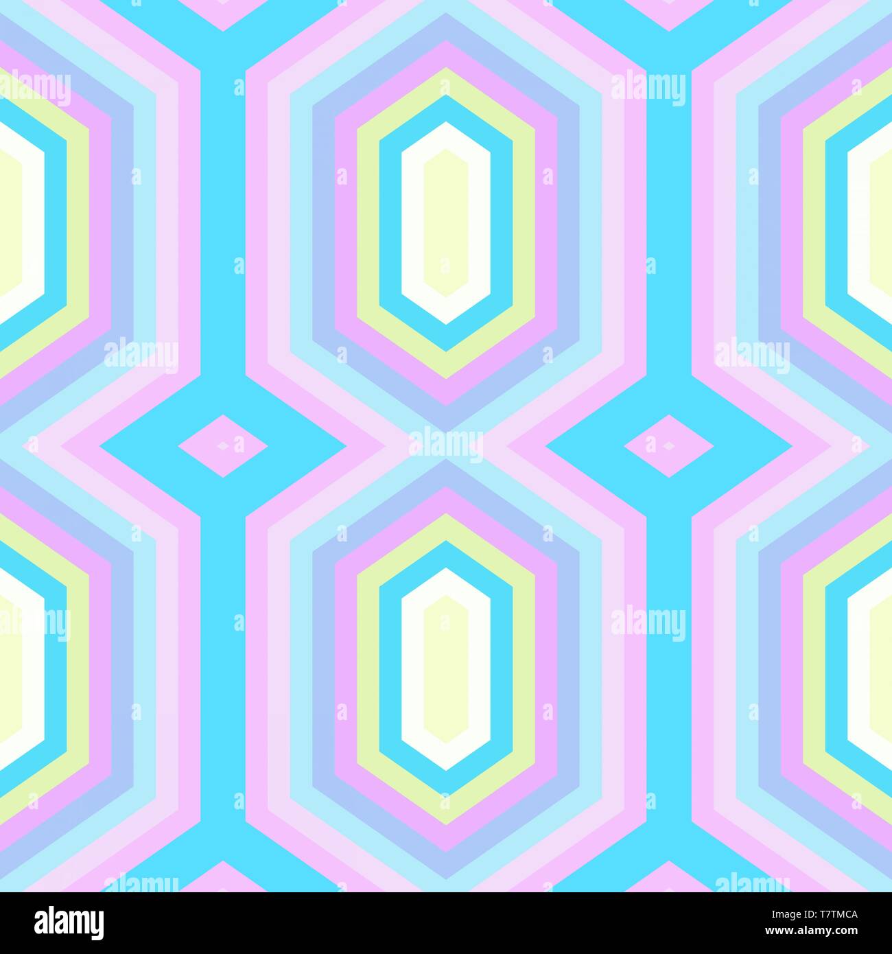 simple modern seamless geometric hexagon style. lavender, powder blue ...