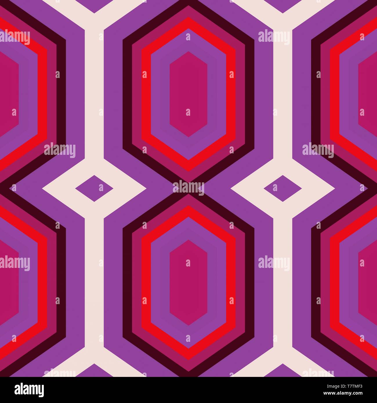 abstract hexagon backdrop style. antique fuchsia, maroon and pastel ...