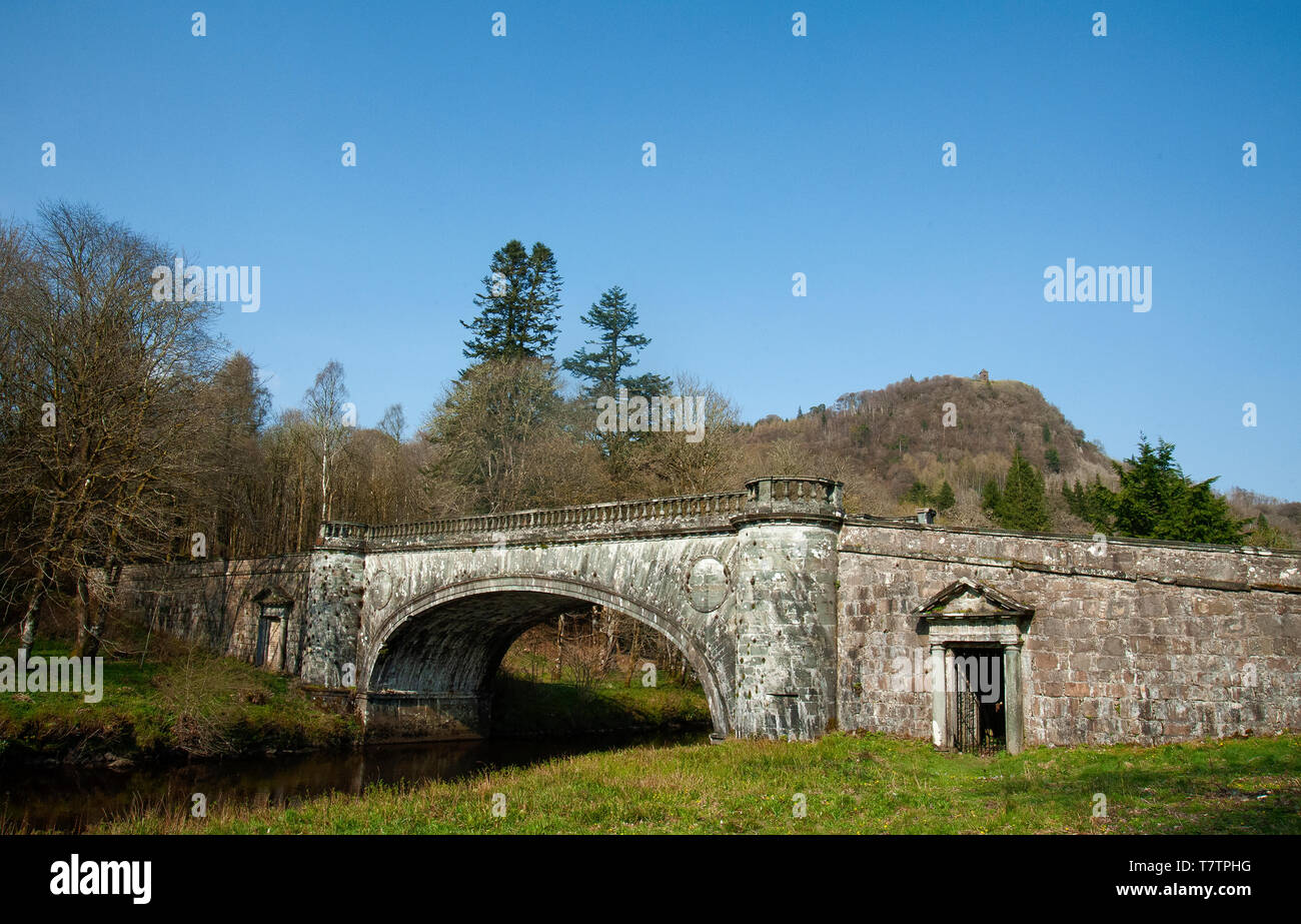 Frew's Bridge, Inveraray Castle, Argyll & Bute, Scotland Stock Photo ...