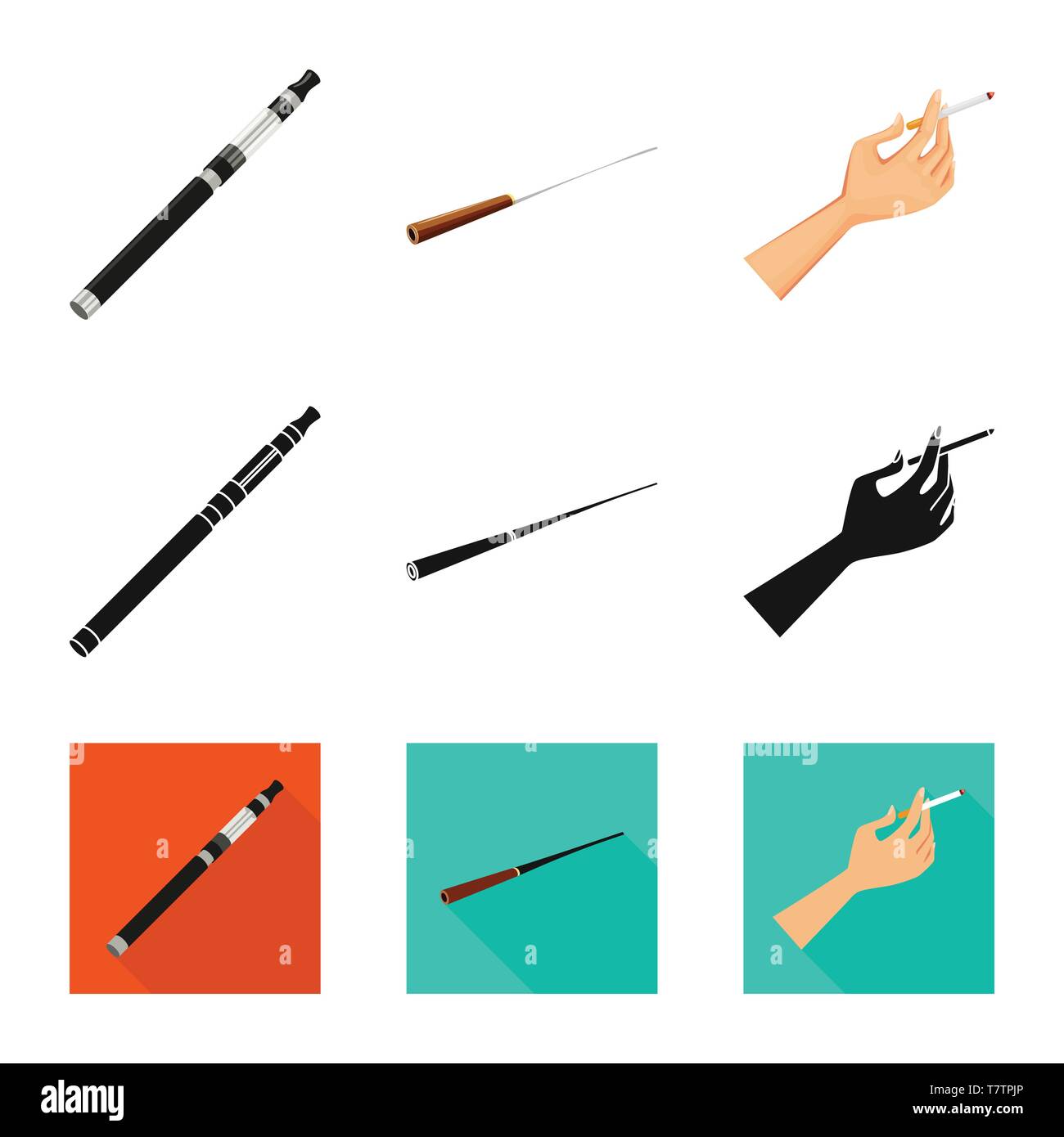 Vector design of refuse and stop sign. Collection of refuse and habit ...