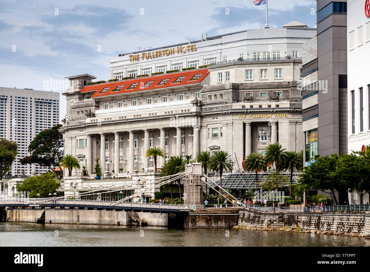 The Fullerton Hotel, Singapore, South East Asia Stock Photo - Alamy