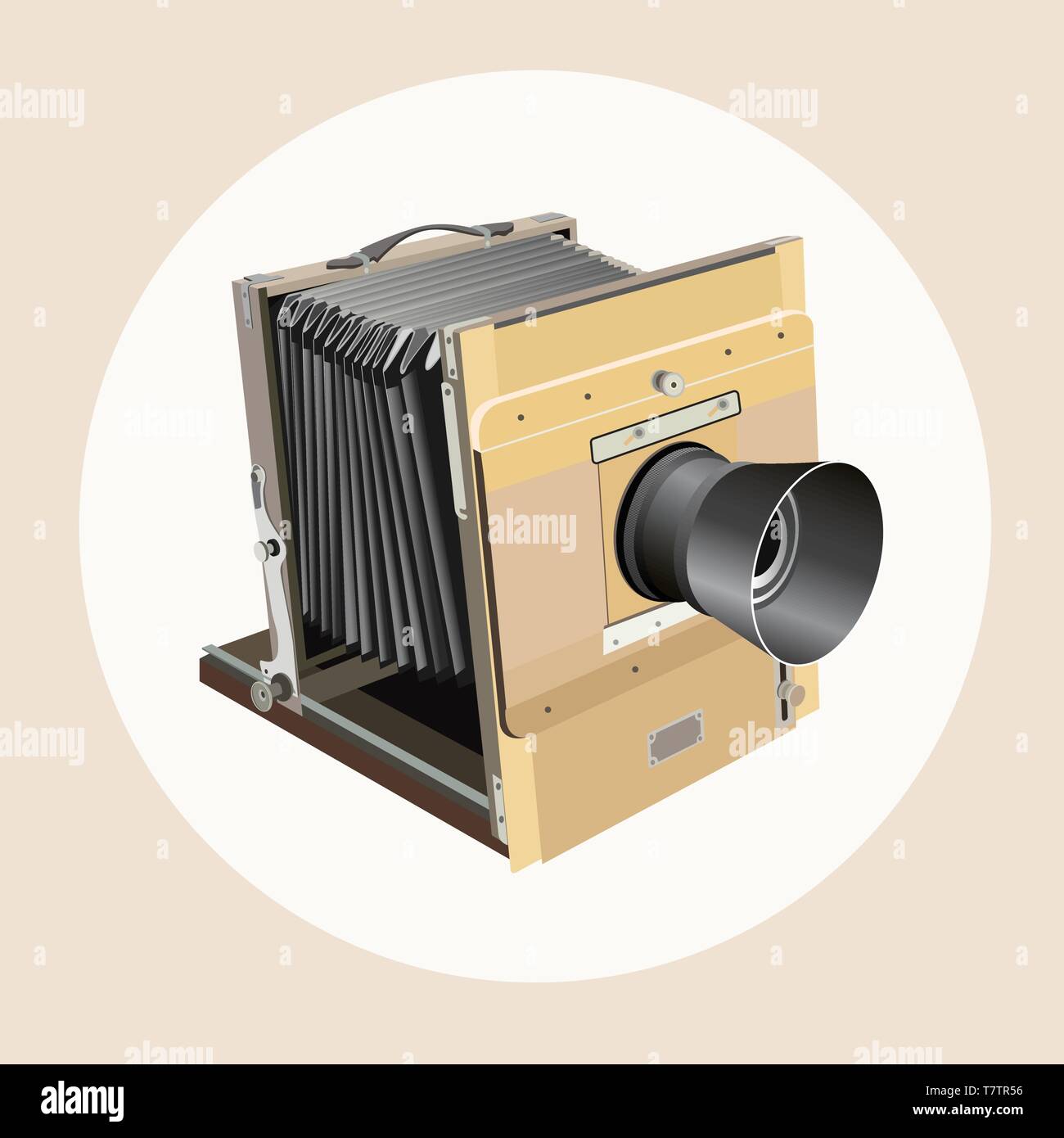 vector illustration of retro photo camera Stock Vector Image & Art - Alamy